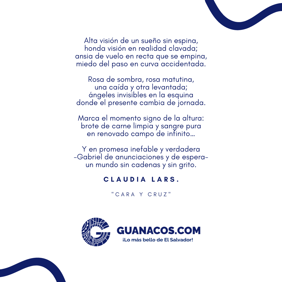 Claudia Lars, Poetisa Salvadoreña | Guanacos